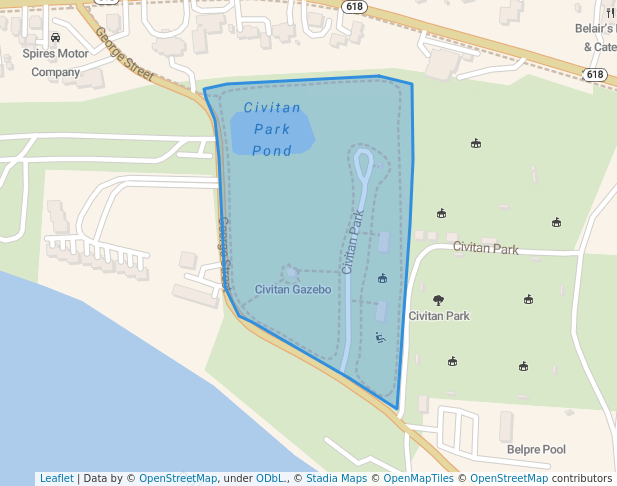 Civitan Park in Belpre | Map and Routes