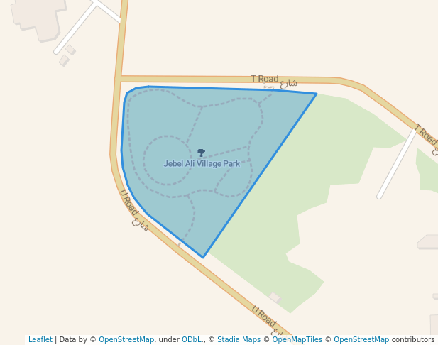 Jebel Ali Village Park in Dubai | Map and Routes