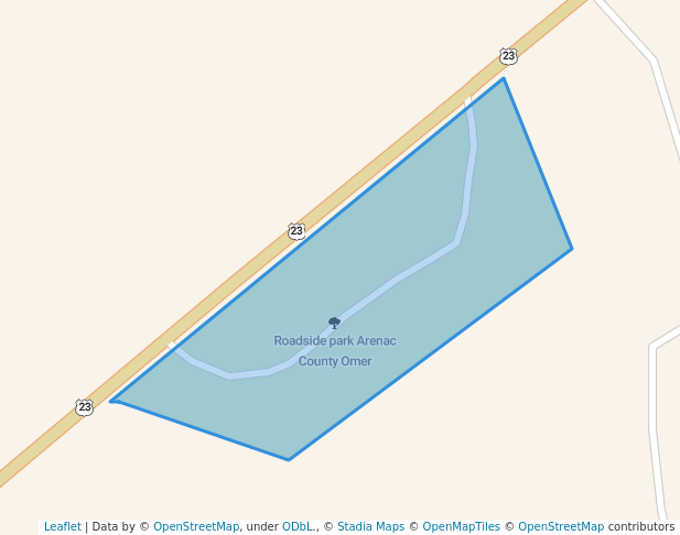 Roadside park Arenac County Omer in Omer | Map and Routes