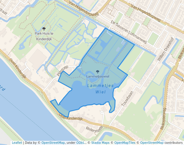 Lammetjeswiel in Alblasserdam | Map and Routes