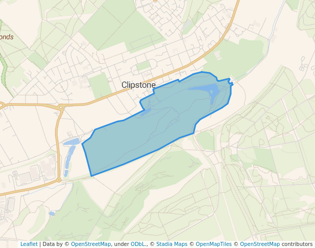 Vicar Water Country Park in Clipstone | Map and Routes