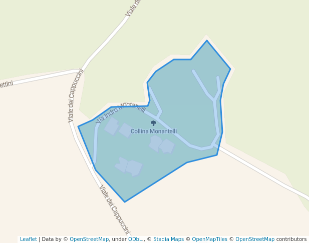 Collina Monantelli in Gualdo Tadino | Map and Routes