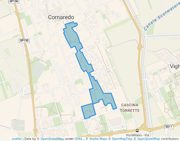 Parco comunale di Cornaredo in Cornaredo | Map and Routes