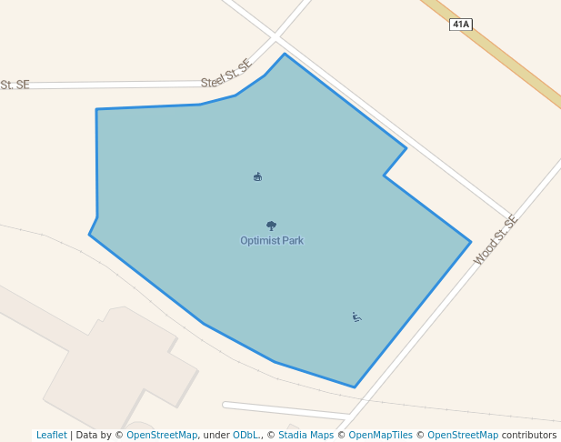 Optimist Park in Medicine Hat | Map and Routes