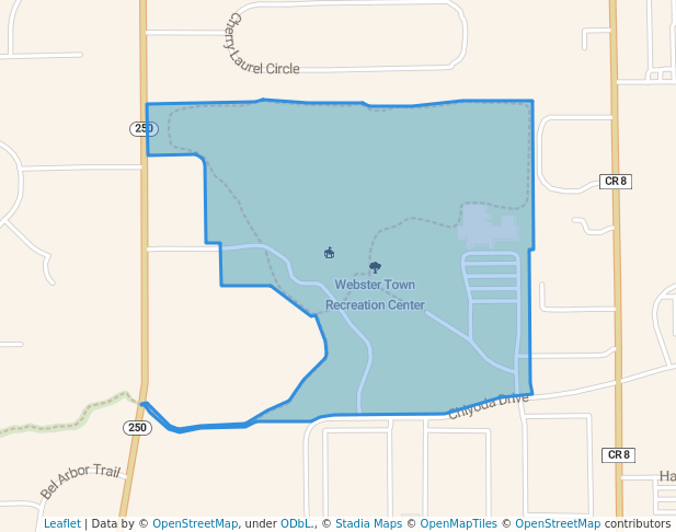 Webster Town Recreation Center in Webster | Map and Routes