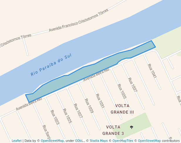Beira Rio Volta Grande in Volta Redonda | Map and Routes