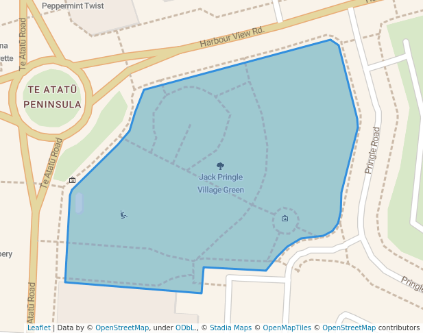 Jack Pringle Village Green in Auckland | Map and Routes