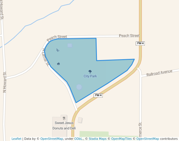 City Park in Graford | Map and Routes