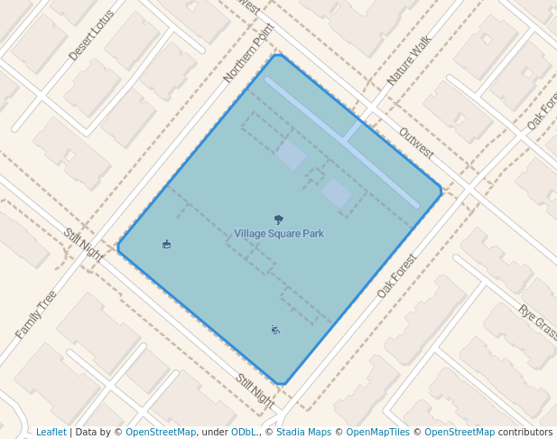 Village Square Park in Irvine | Map and Routes