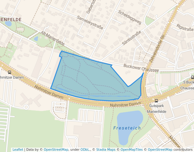 Gutspark Marienfelde in Berlin | Map and Routes