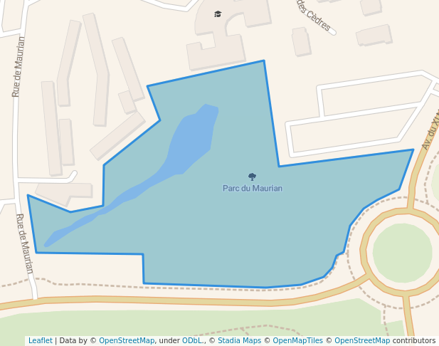 Parc du Maurian in Blanquefort | Map and Routes