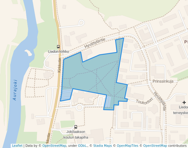 Hyvättylänpuisto in Lieto | Map and Routes