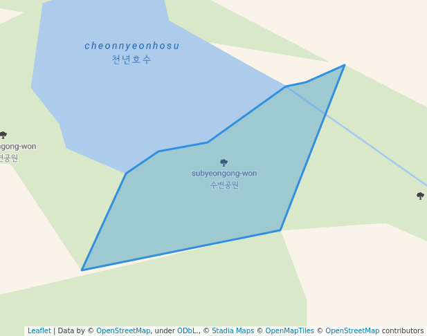 수변공원 in Yecheon | Map and Routes