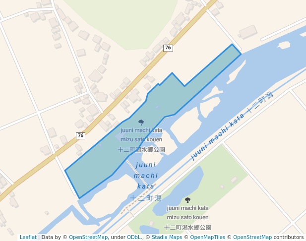 十二町潟水郷公園 in Himi | Map and Routes