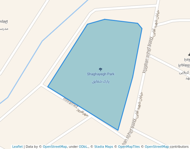 Shaghayegh Park in Behbahan | Map and Routes