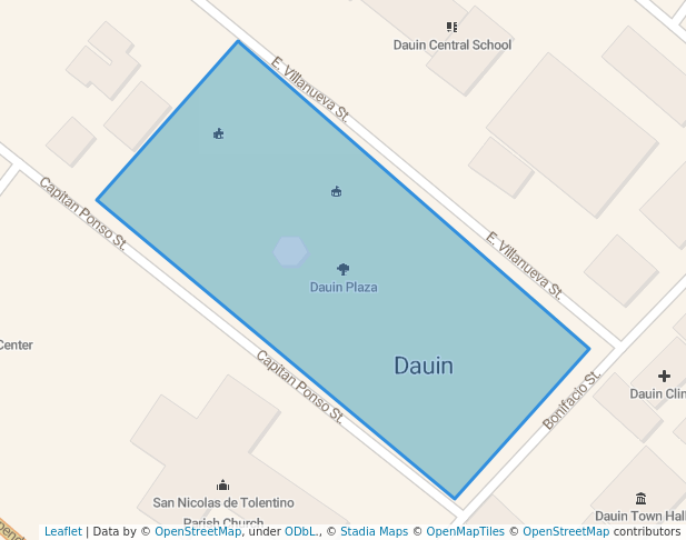 Dauin Plaza in Dauin | Map and Routes