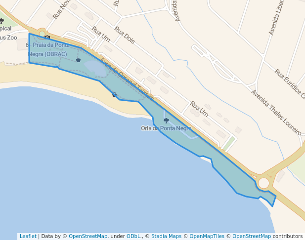 Orla da Ponta Negra in Manaus | Map and Routes