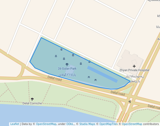 26 Gulan Park in Zakho | Map and Routes