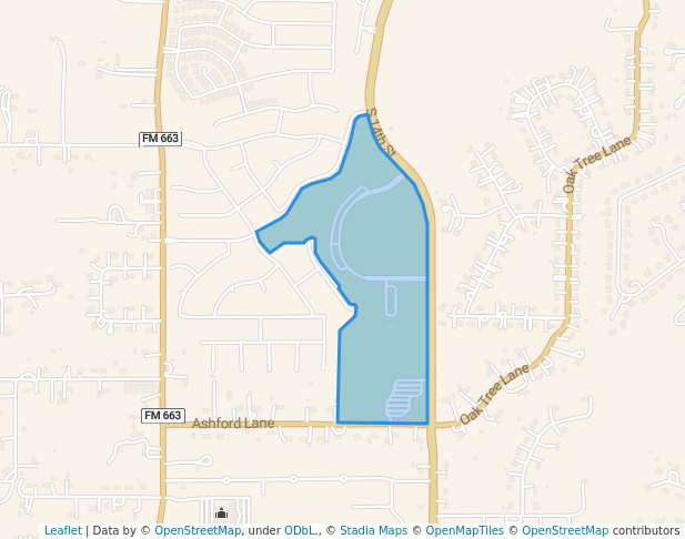 Midlothian Community Park in Midlothian | Map and Routes
