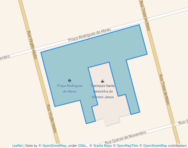 Praça Rodrigues de Abreu in Bauru | Map and Routes