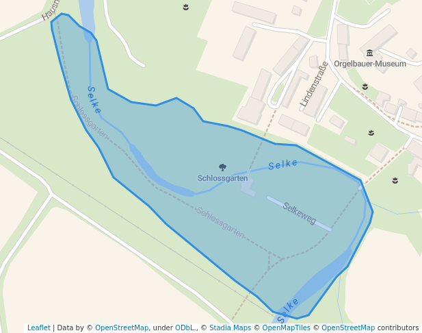 Schlossgarten in Selke-Aue | Map and Routes