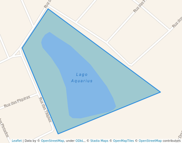 Parque aquarius in Marília | Map and Routes
