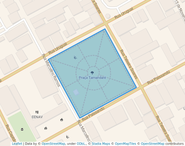 Praça Tamandaré in Passo Fundo | Map and Routes