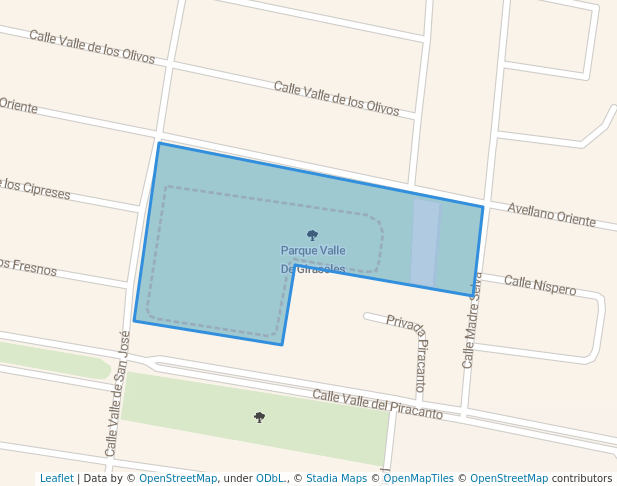 Parque Valle De Girasoles in Celaya | Map and Routes