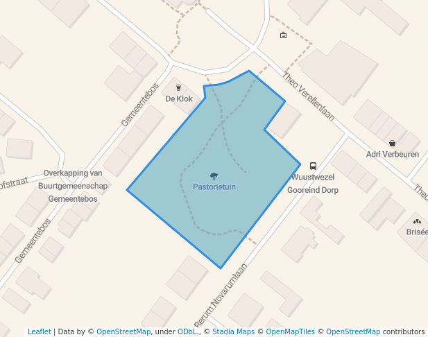 Pastorietuin in Wuustwezel | Map and Routes