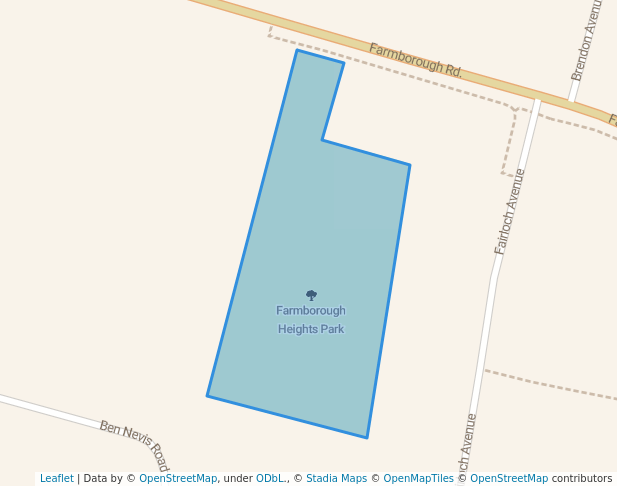 Farmborough Heights Park in Farmborough Heights | Map and Routes
