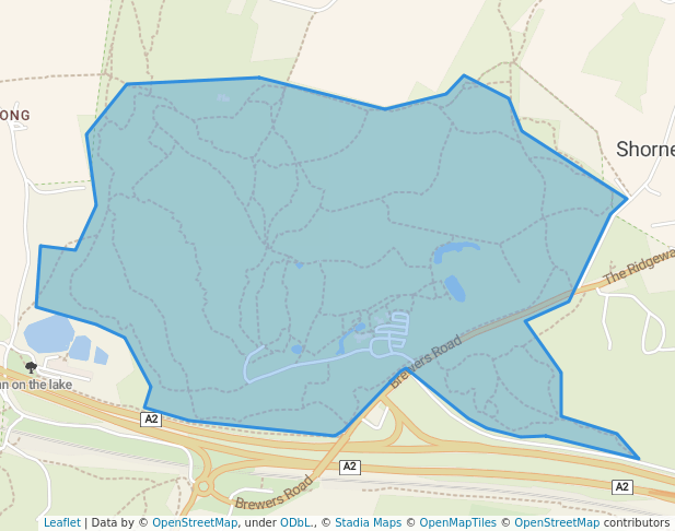 Shorne Woods Country Park in Shorne | Map and Routes