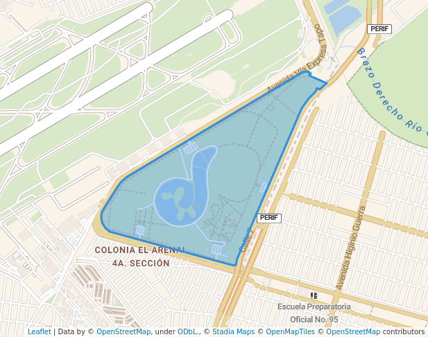 Alameda Oriente in Ciudad de México | Map and Routes