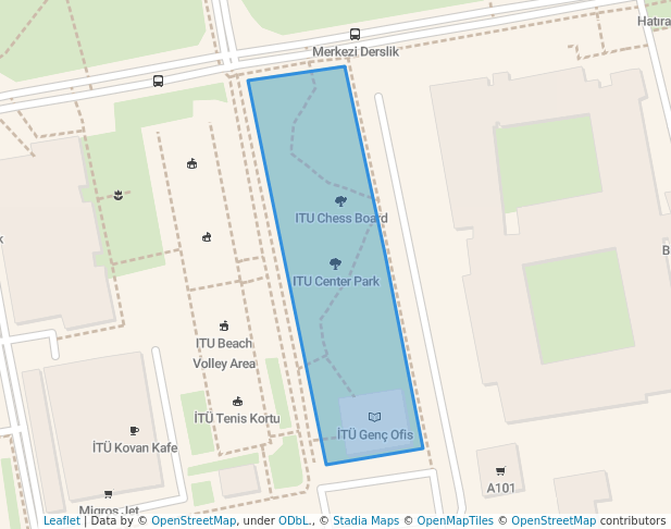 ITU Center Park in İstanbul | Map and Routes