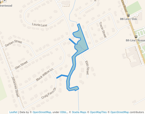 Eldon Craig Park in Ottawa | Map and Routes