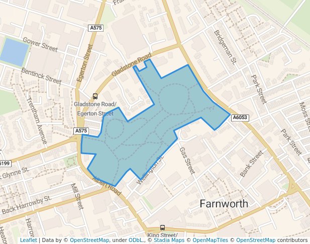 Farnworth Park in Farnworth | Map and Routes