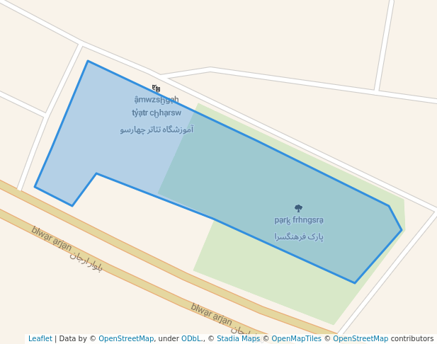 پارک فرهنگسرا in Behbahan | Map and Routes