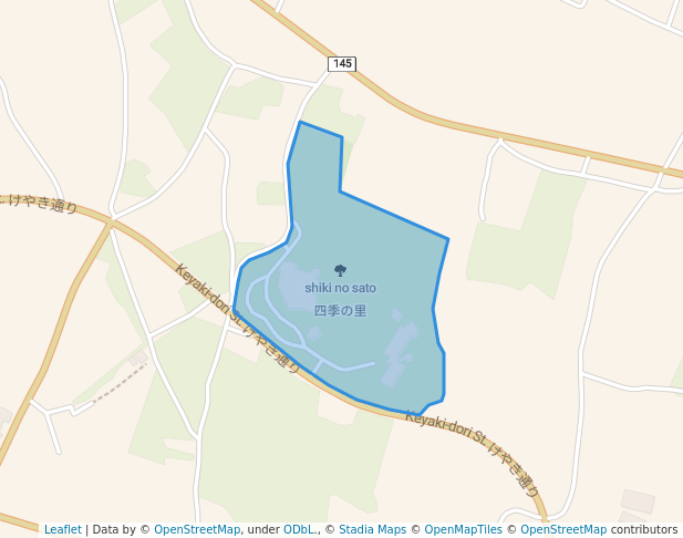 四季の里 in Omitama | Map and Routes