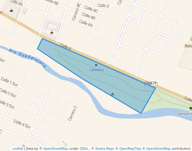 parque bio saludable in Guadalajara de Buga | Map and Routes