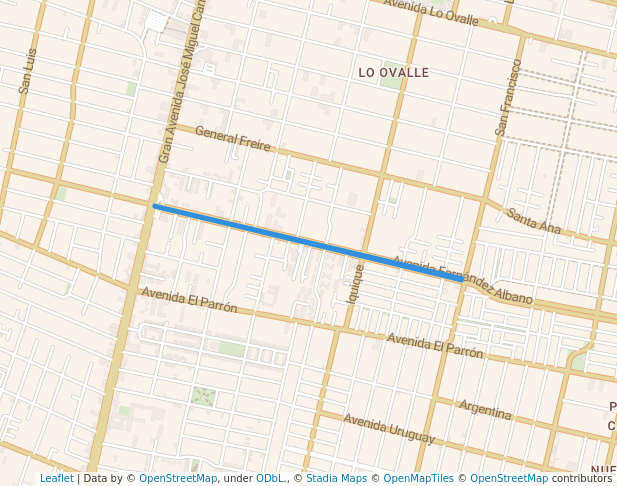 Parque Fernández Alabano, La Cisterna in La Cisterna | Map and Routes