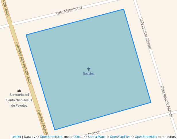 Rosales in Villa Unión | Map and Routes