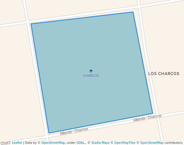 CHARCOS in Los Charcos | Map and Routes