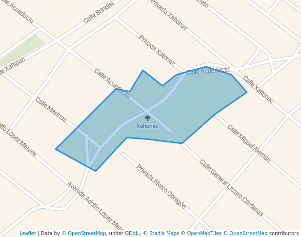 Xaltona in Heroica Puebla de Zaragoza | Map and Routes