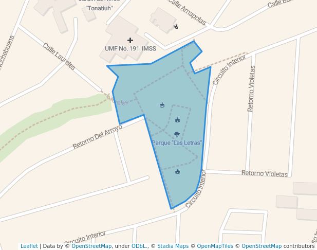 Parque "Las Letras" in Ecatepec de Morelos | Map and Routes