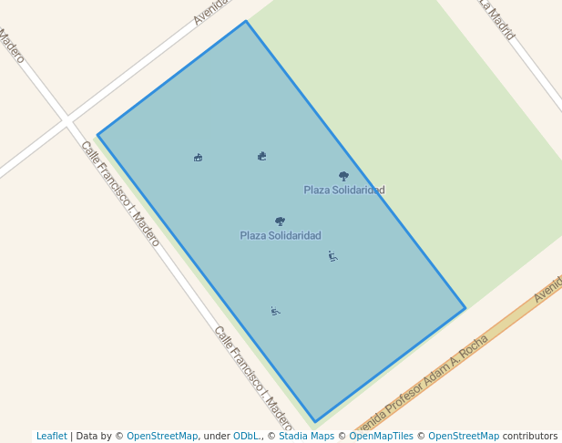 Plaza Solidaridad in Sabinas | Map and Routes