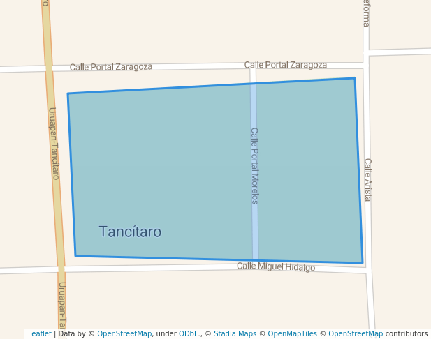 Plaza Tancitaro mich in Tancítaro | Map and Routes