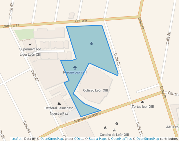 Parque León XIII in Soacha | Map and Routes