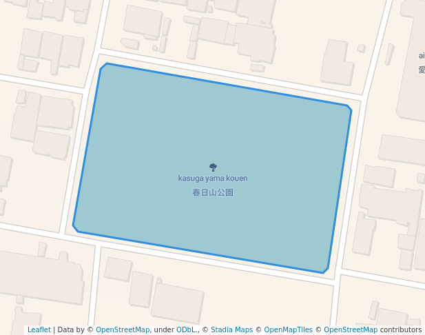 春日山公園 in Kasugai | Map and Routes