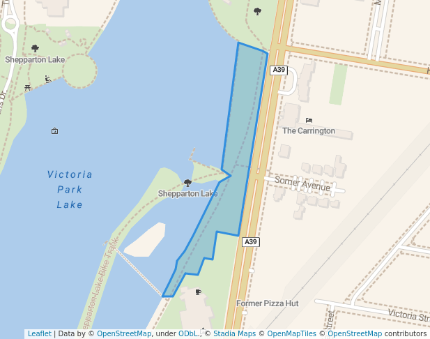 Shepparton Lake in Shepparton | Map and Routes