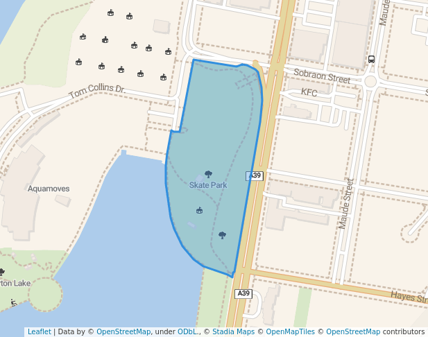 Skate Park in Shepparton | Map and Routes