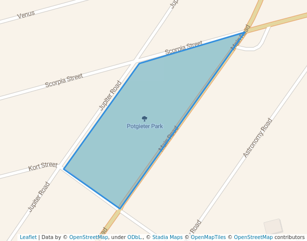 Potgieter Park in Germiston | Map and Routes